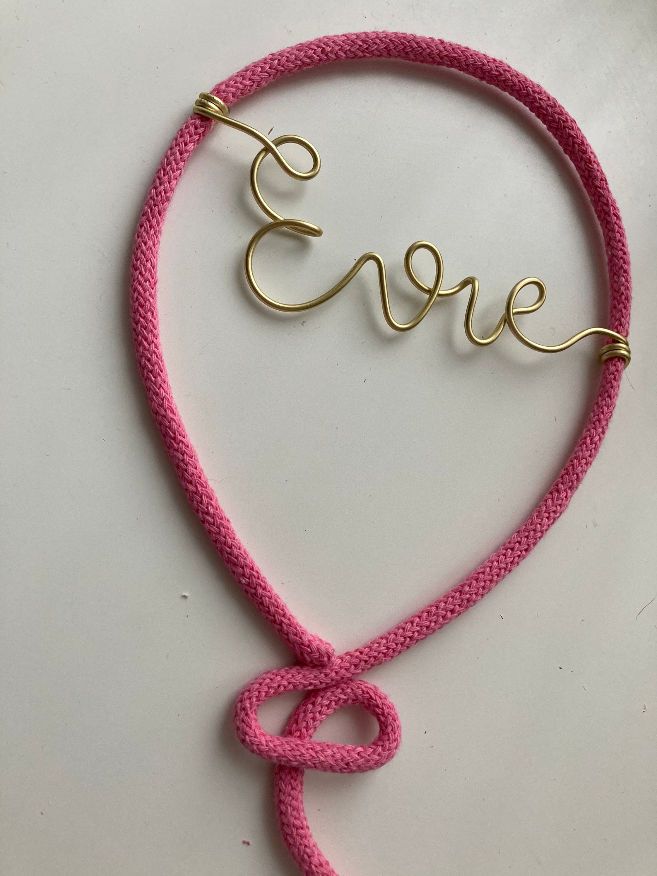 Personalised Knitted Rope Wire Balloons 12 X 5 - Etsy UK