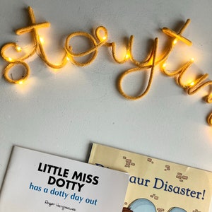 Whimsical Story Time Wall Sign - Handcrafted Nursery Decor for Reading ...