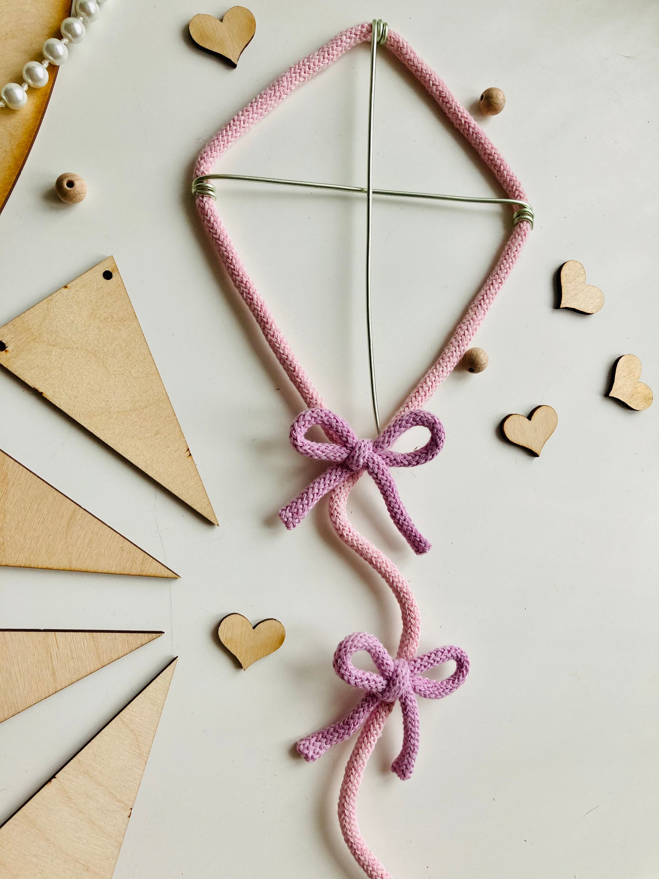 Knitted Rope Wire Kite Wall Playroom Decor Wire Kite Wire Art - Etsy UK
