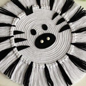 Zebra Head Decoration for Animal Nursery or Kids Bedroom Wall Hanging ...