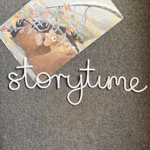 Storytime Wall Rope Wire Phrase for Nursery , Kids Room , Reading ...