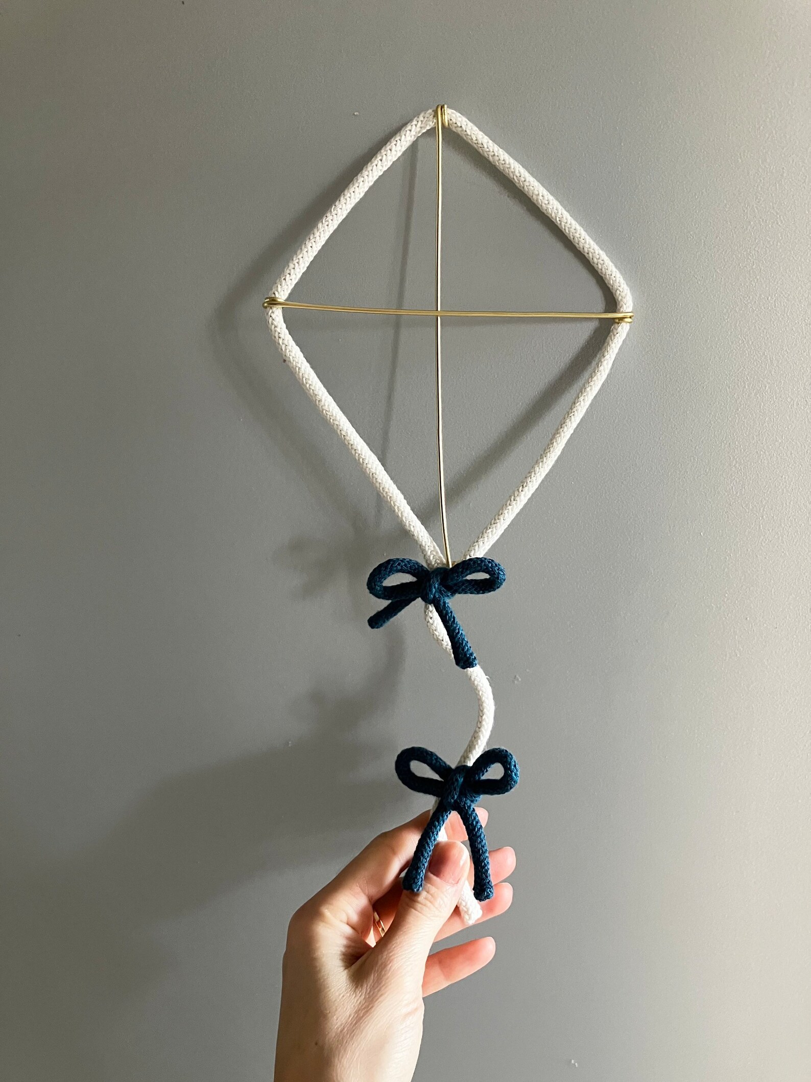 Knitted Rope Wire Kite Wall Playroom Decor Wire Kite Wire Art - Etsy UK