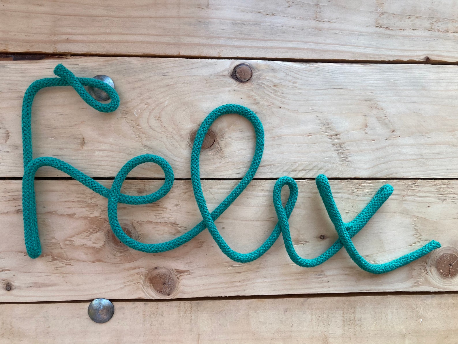 Knitted Wire Words / Names / Quotes Knitted Name Sign Knitted - Etsy UK