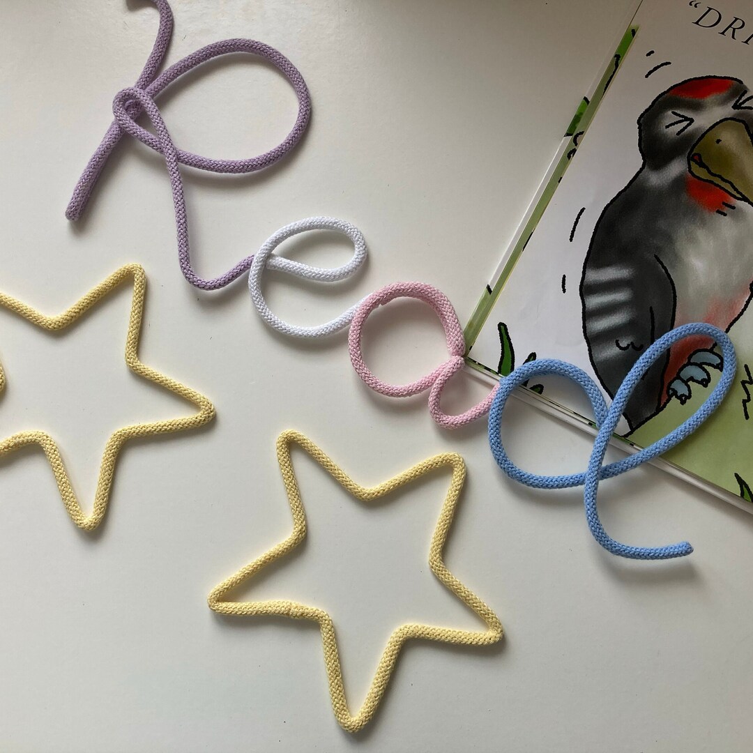 Read Rope Wire Sign for Reading Corner , Story Time Bookshelf Signage ...