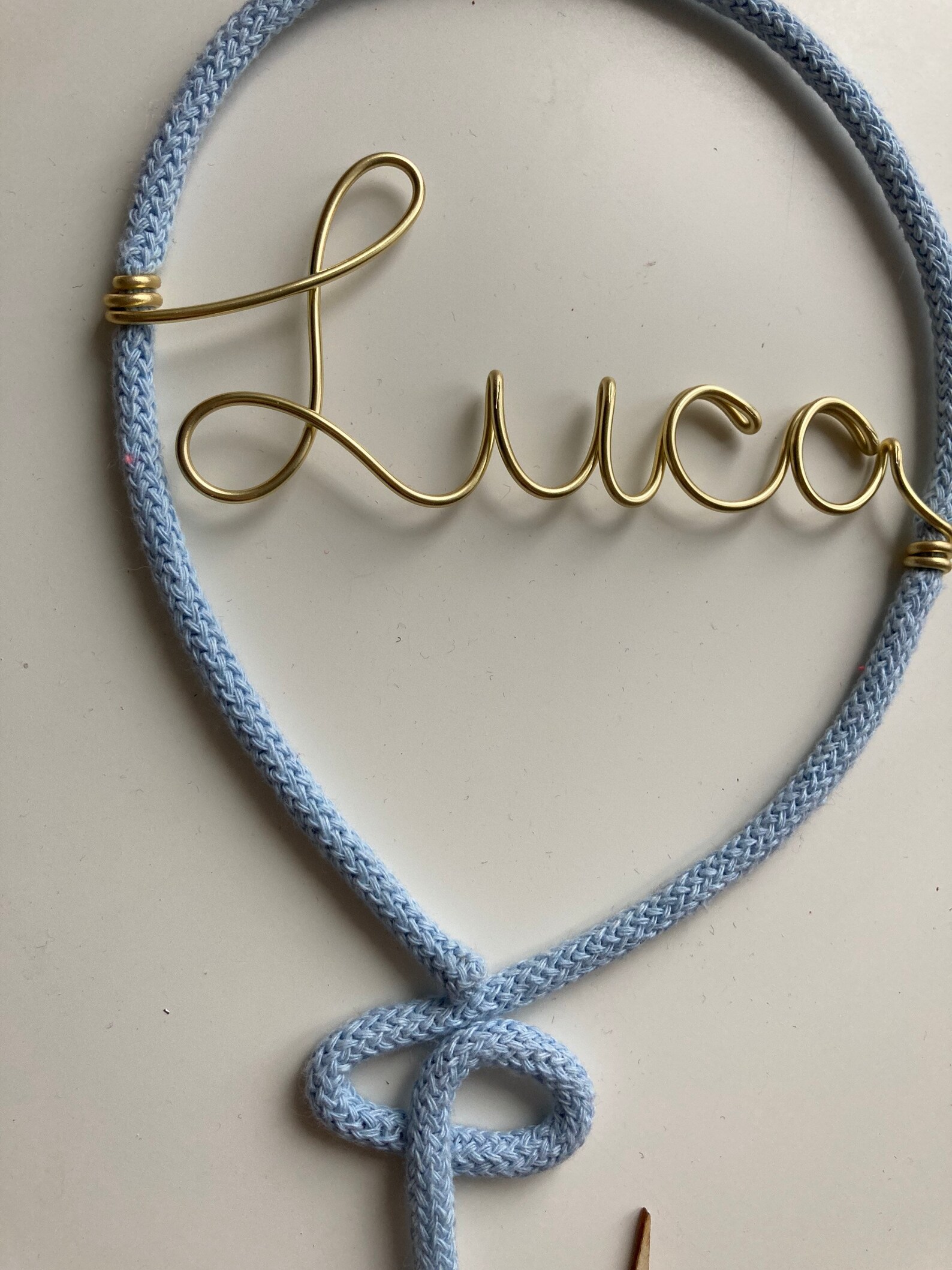 Personalised Knitted Rope Wire Balloons 12 X 5 - Etsy UK