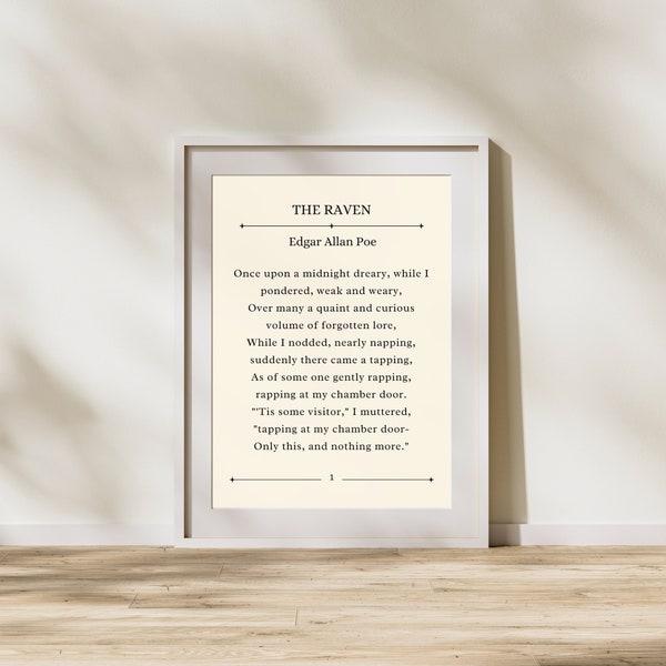 Poem Poster - Etsy
