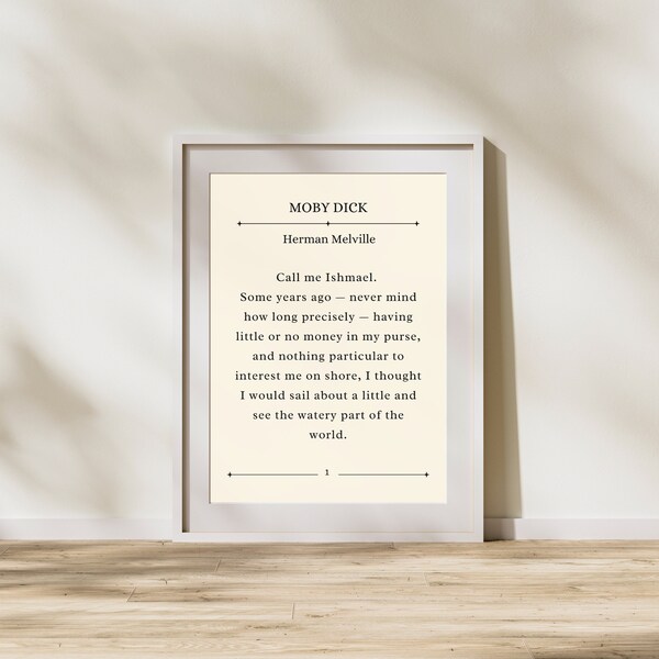 Moby Dick - Etsy