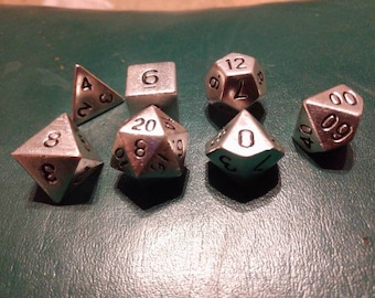 Solid Silver Dice - Etsy