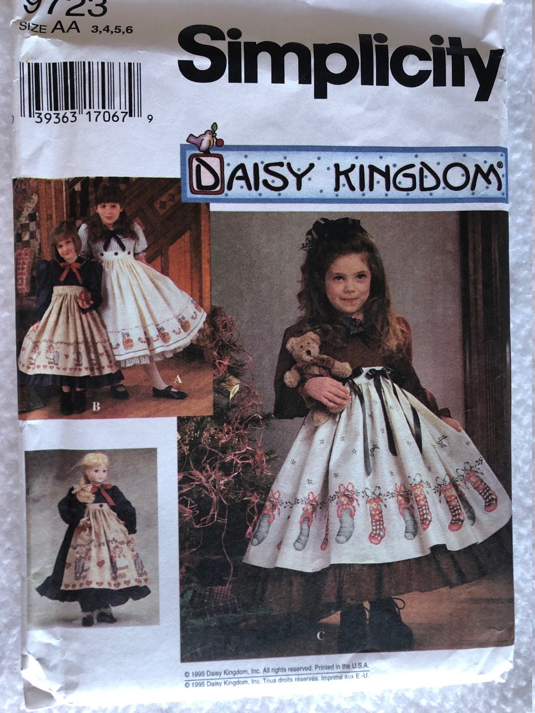 Simplicity Pattern 9723, Little Girl Dress Pattern, Skirt Pattern ...