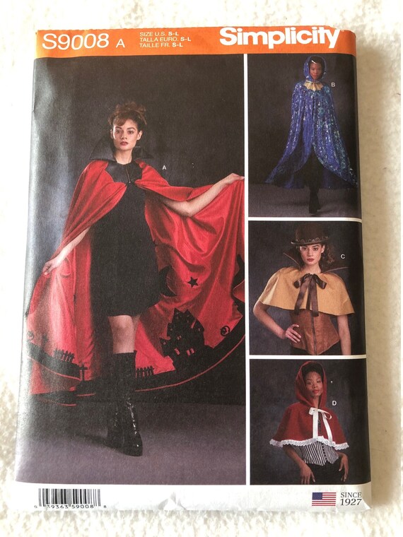 Simplicity Pattern S9008 Womans Costume Cosplay Pattern | Etsy