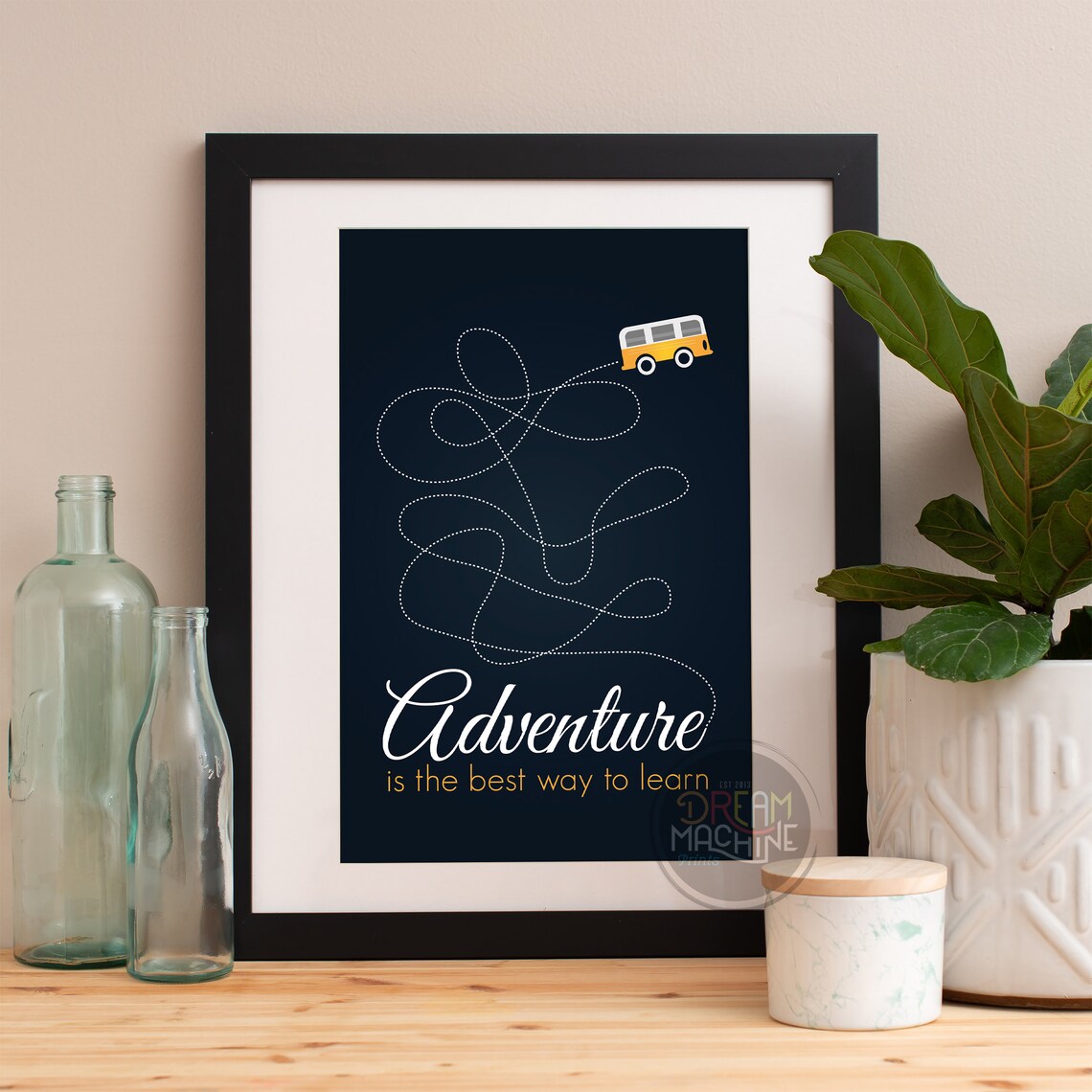 Motivational Poster Adventure is the Best Way to Learn | Etsy