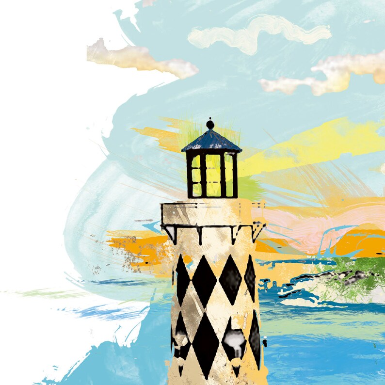 Destin Print Destin Skyline Destin Art Destin Poster | Etsy