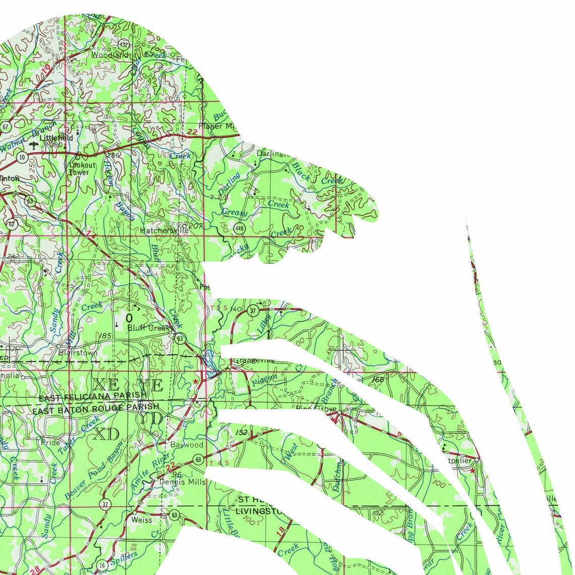 Baton Rouge Print Baton Rouge Skyline Baton Rouge Art Baton - Etsy