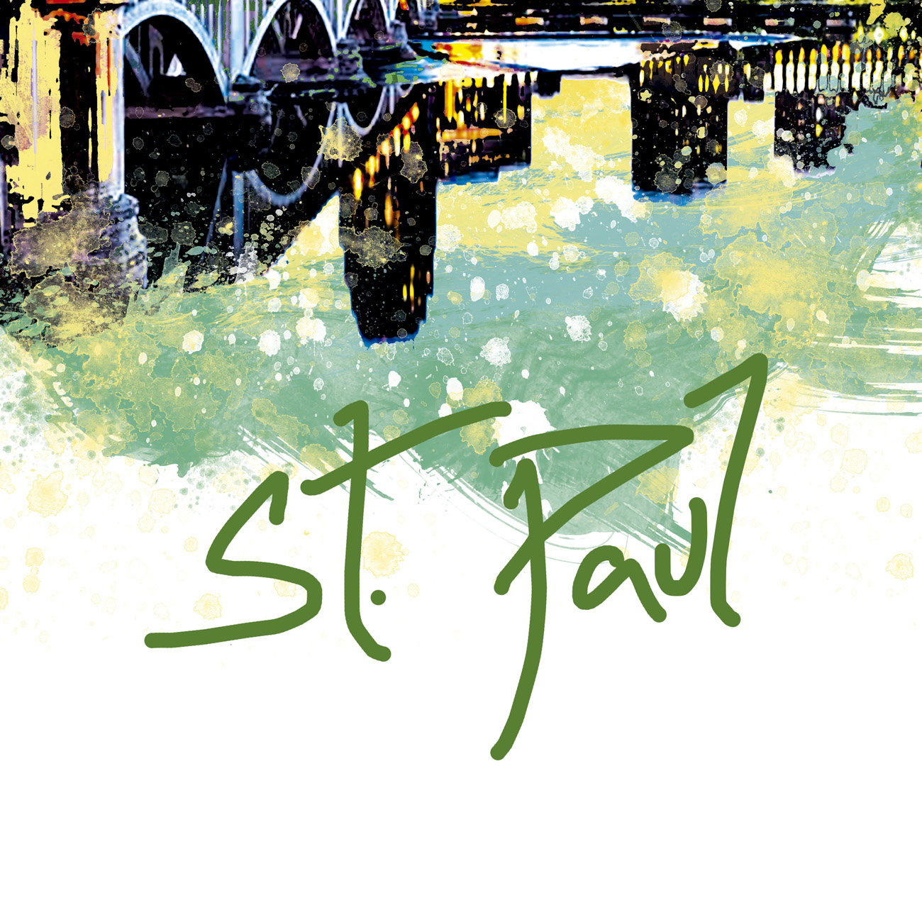 Saint Paul Print Saint Paul Skyline St. Paul Art Saint Paul | Etsy