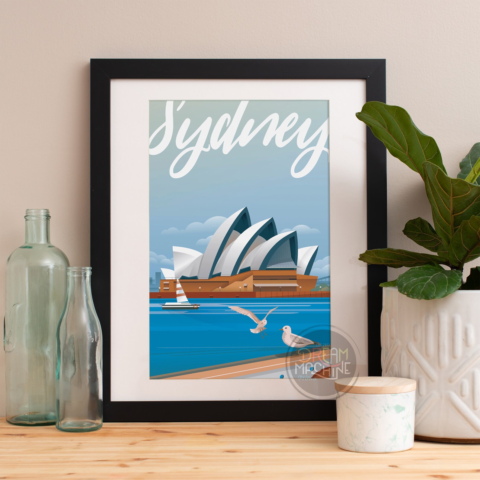 Sydney Print Sydney Skyline Sydney Art Sydney Poster - Etsy