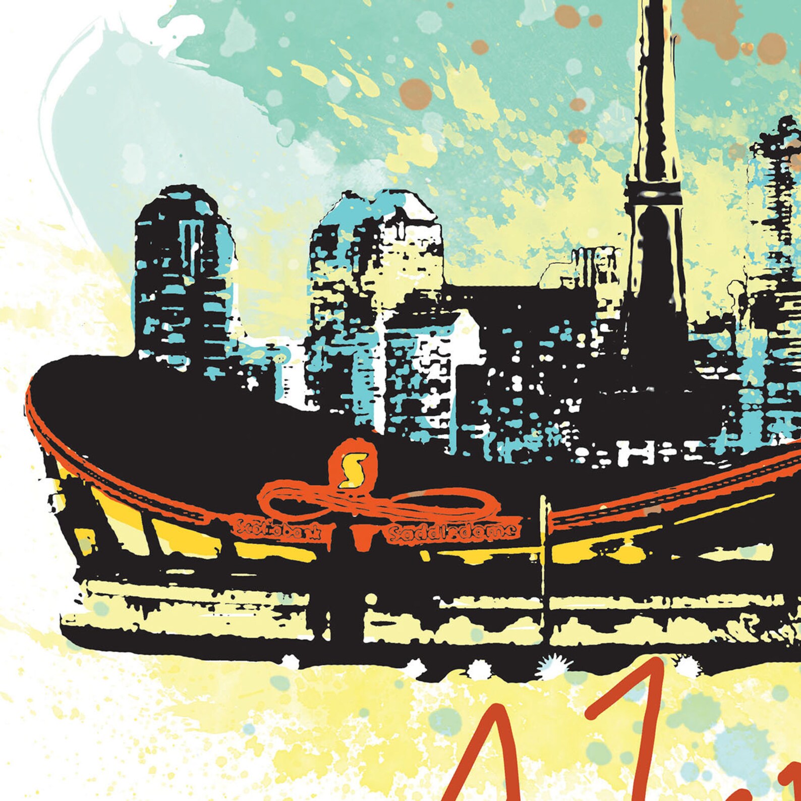 Calgary Print Calgary Skyline Calgary Art Calgary Poster - Etsy