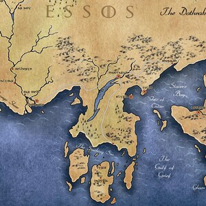 Game of Thrones Map of Westeros and Essos, Game of Thrones Map, Game of ...