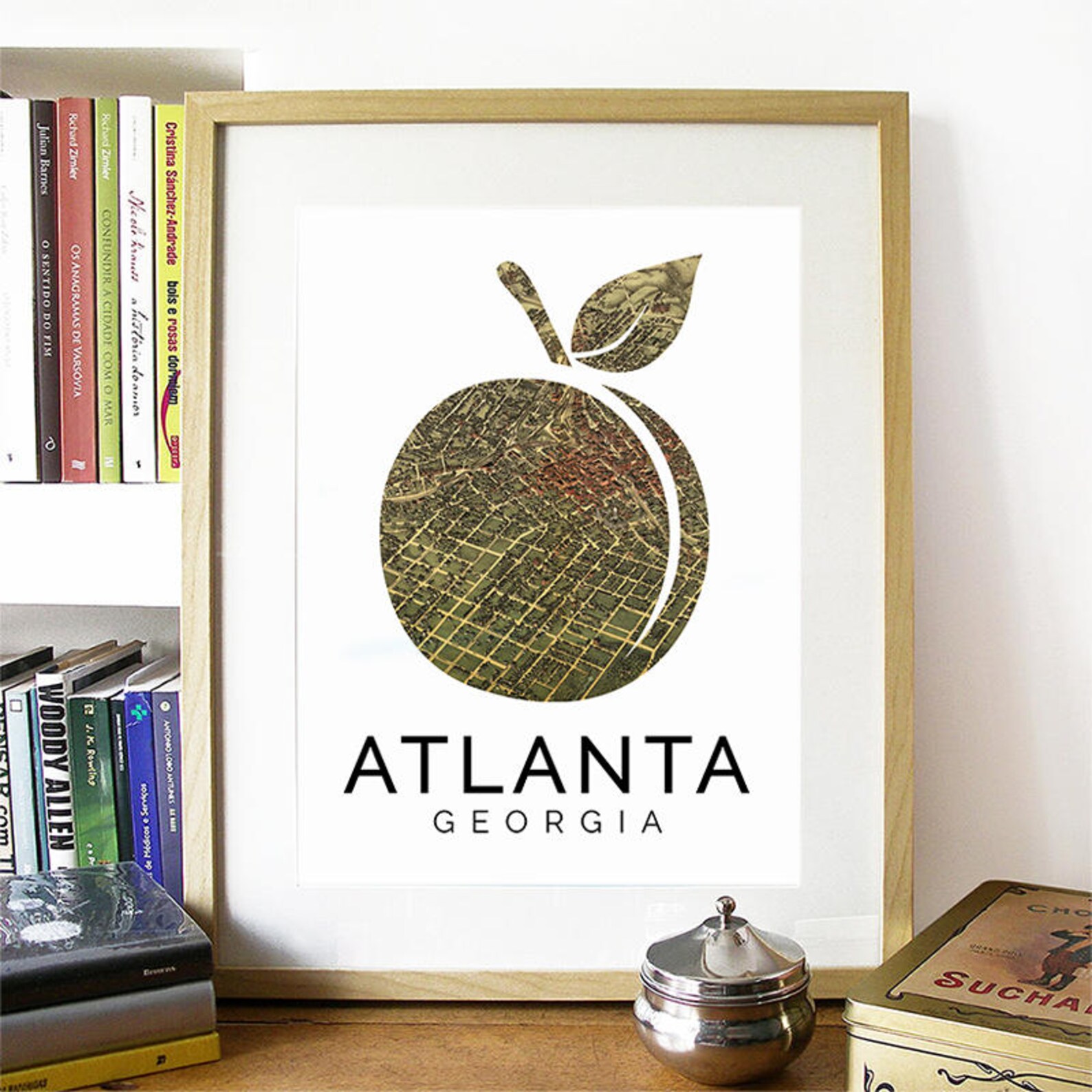 Atlanta Print Atlanta Skyline Atlanta Art Atlanta Poster - Etsy