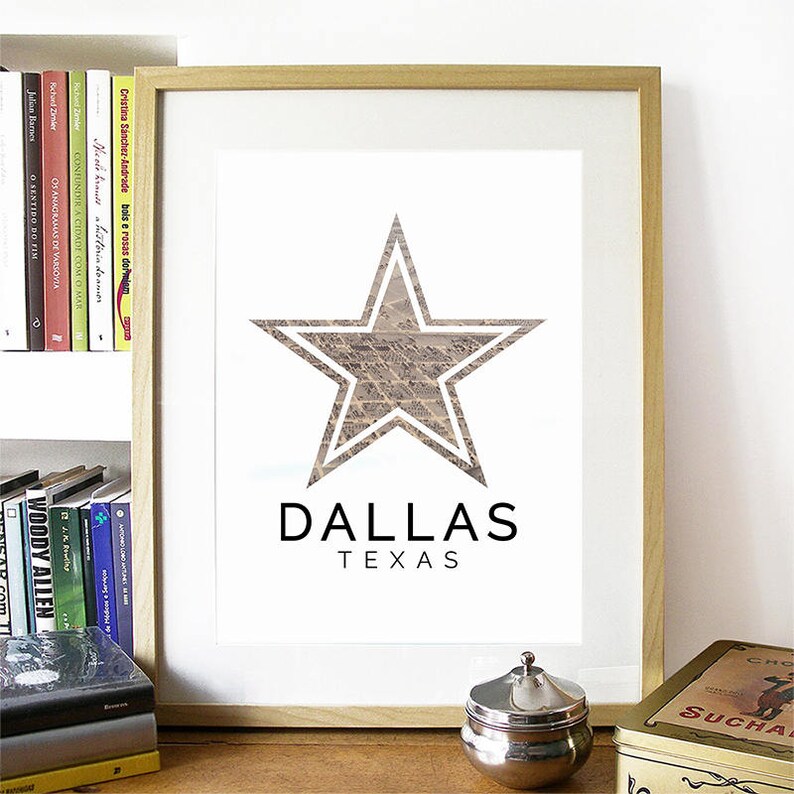 Dallas Print Dallas Skyline Dallas Art Dallas Poster - Etsy