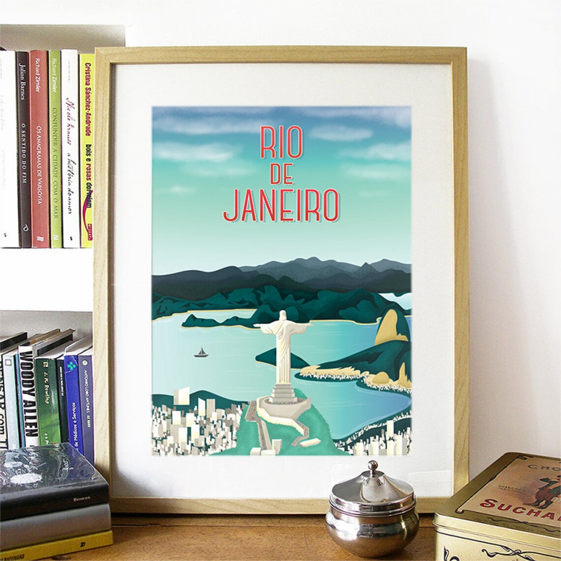 Rio de Janeiro Print Rio de Janeiro Skyline Rio de Janeiro | Etsy