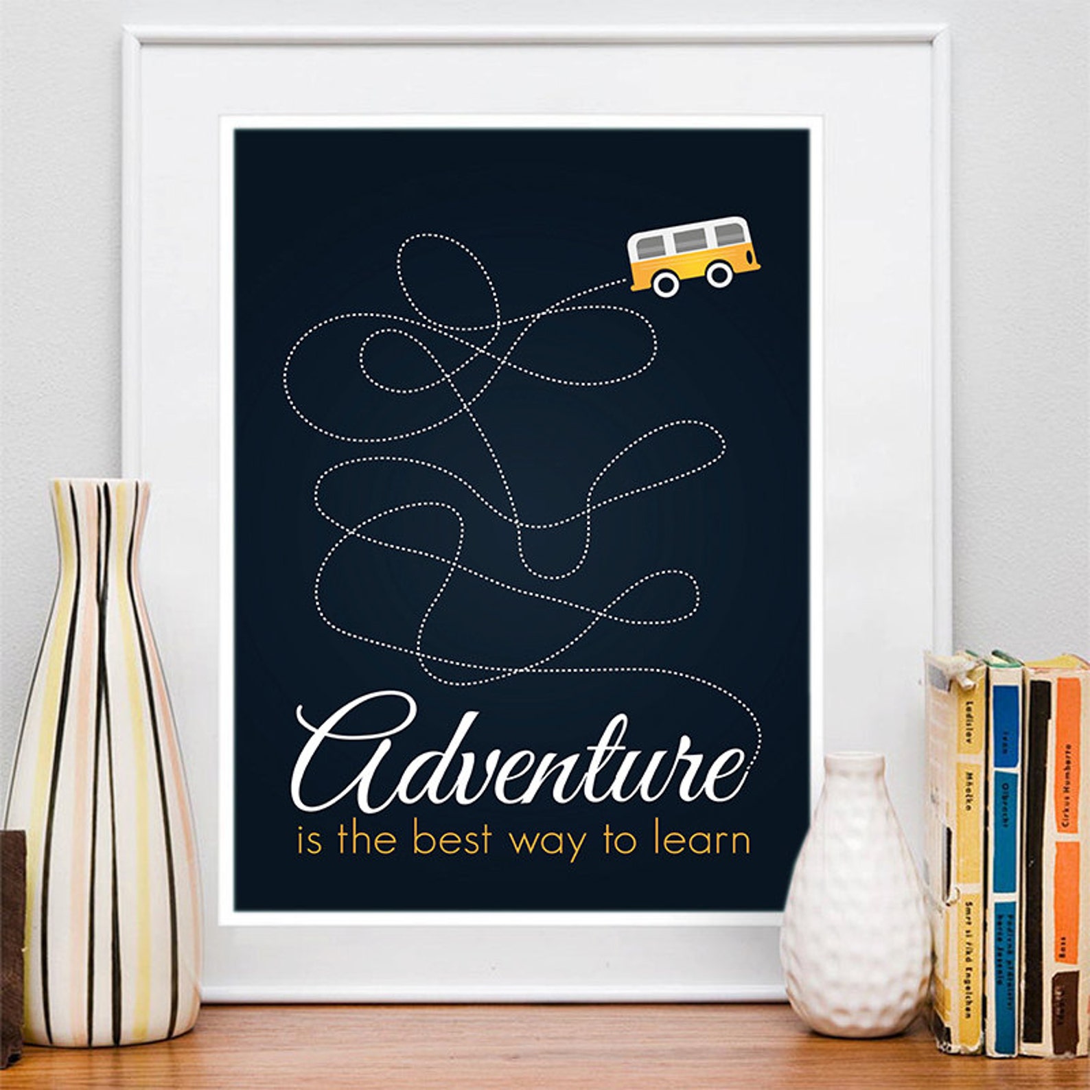 Motivational Poster Adventure is the Best Way to Learn | Etsy