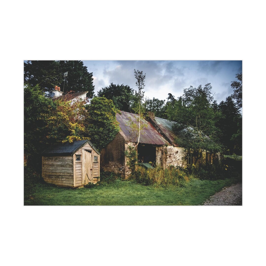 Abandoned Rustic Irish Cottage Unframed Photo Print, Ring of Kerry, Gap ...