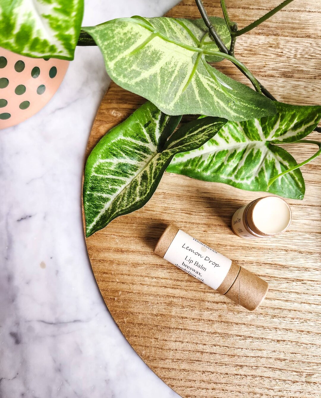 Lemon Drop/lip Balm/plastic Free/zero Waste - Etsy