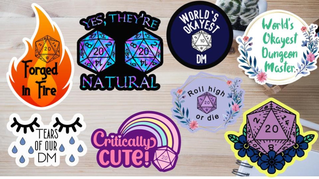 Dnd Stickers - Etsy