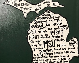 Michigan fight song | Etsy