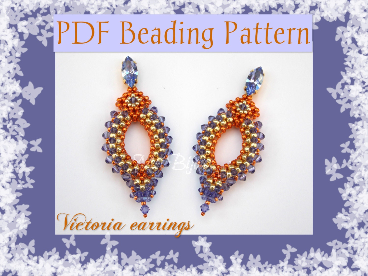 DIY Photo Tutorial Victoria Earrings / PDF Tutorial With Detailed ...