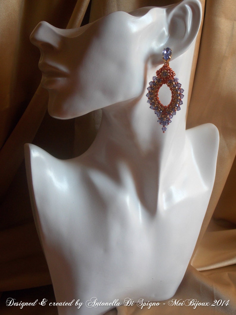 DIY Photo Tutorial Victoria Earrings / PDF Tutorial With Detailed ...