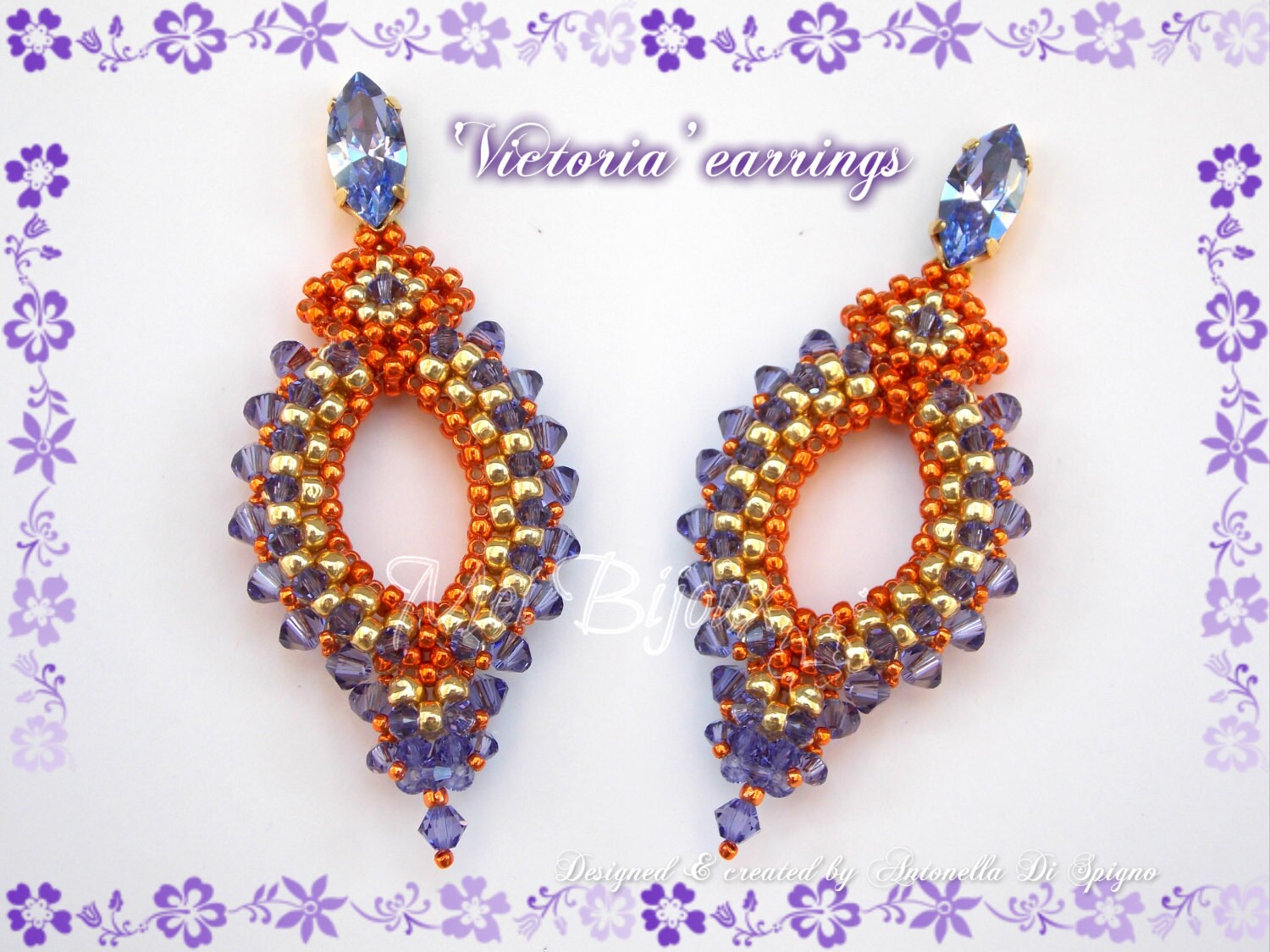 DIY Photo Tutorial Victoria Earrings / PDF Tutorial With Detailed ...