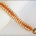 DIY Beading Pattern Ring of Fire Bracelet Made With RAW 3D E Superduo ...