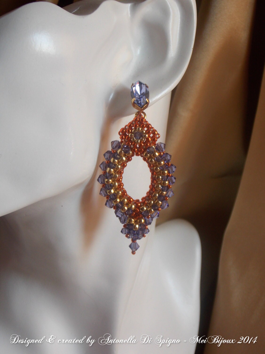 DIY Photo Tutorial Victoria Earrings / PDF Tutorial With Detailed ...