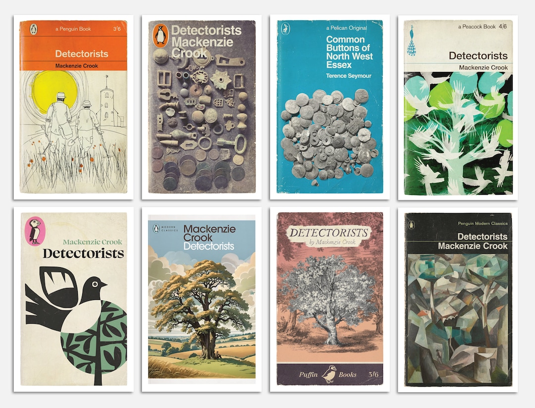 Detectorists | Penguin, Peacock, Puffin and Pelican Book Cover ...