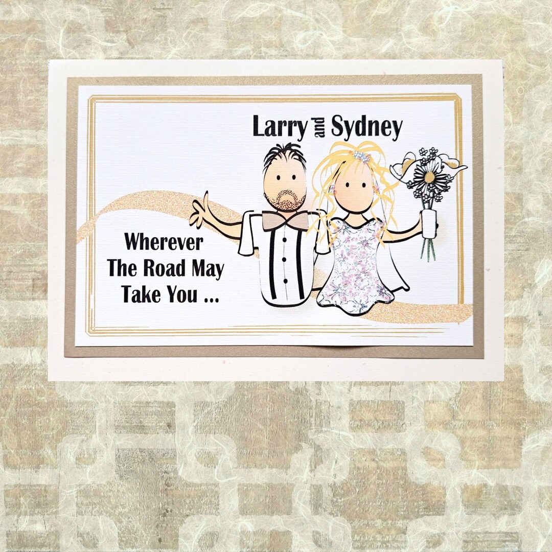Personalized Funny Wedding Card Congratulations Funny Marriage Card for ...