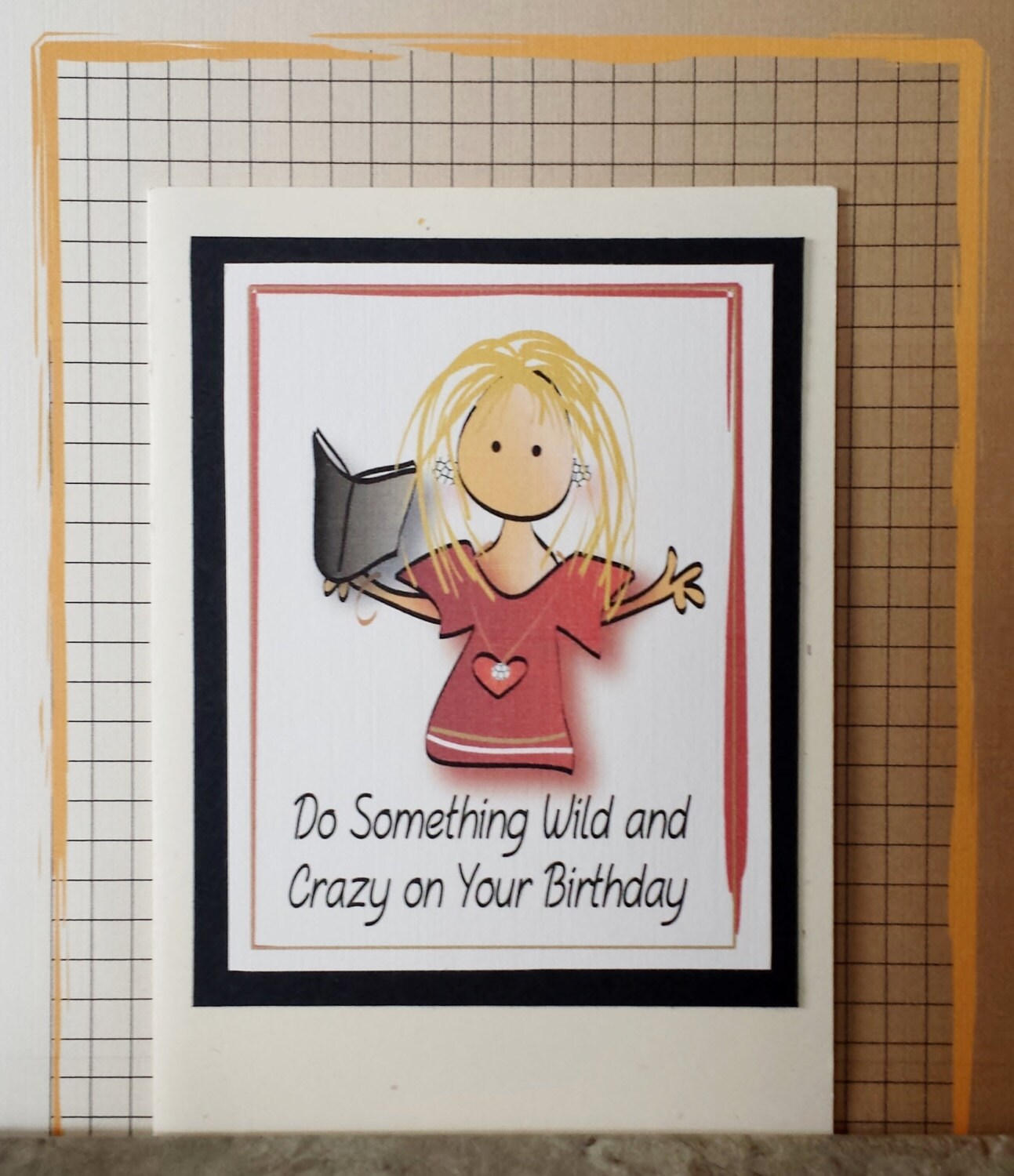 Bookworm Birthday Card for Friend Snarky Birthday Card | Etsy