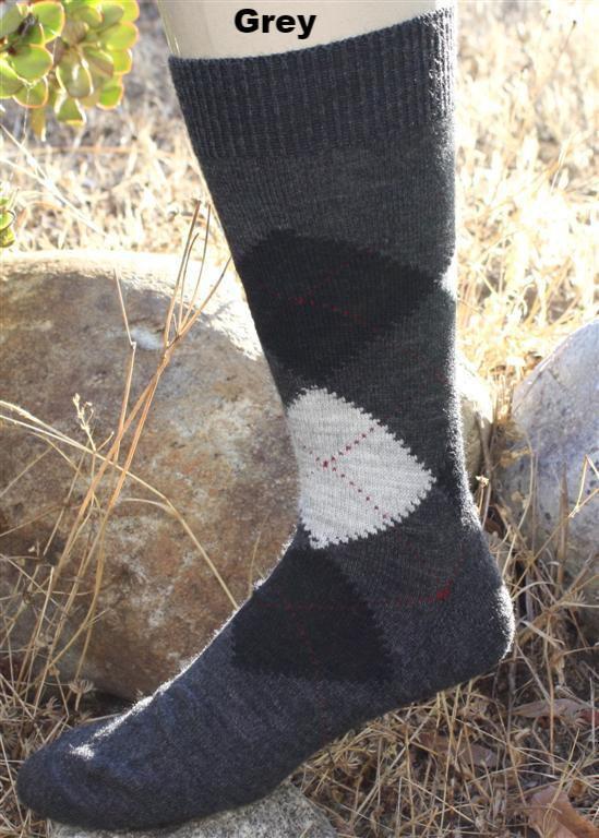Alpaca Argyle Socks - Etsy