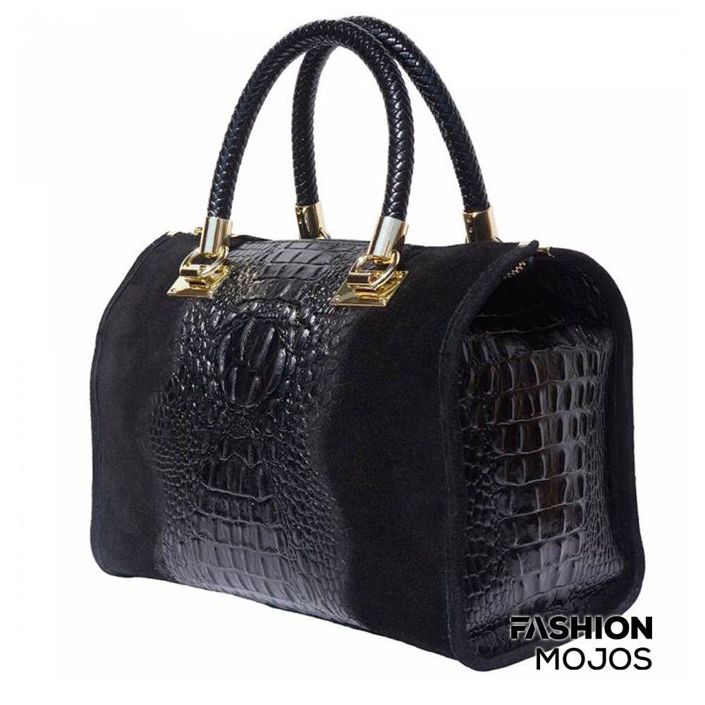 Emma Leather Boston-bag - Etsy