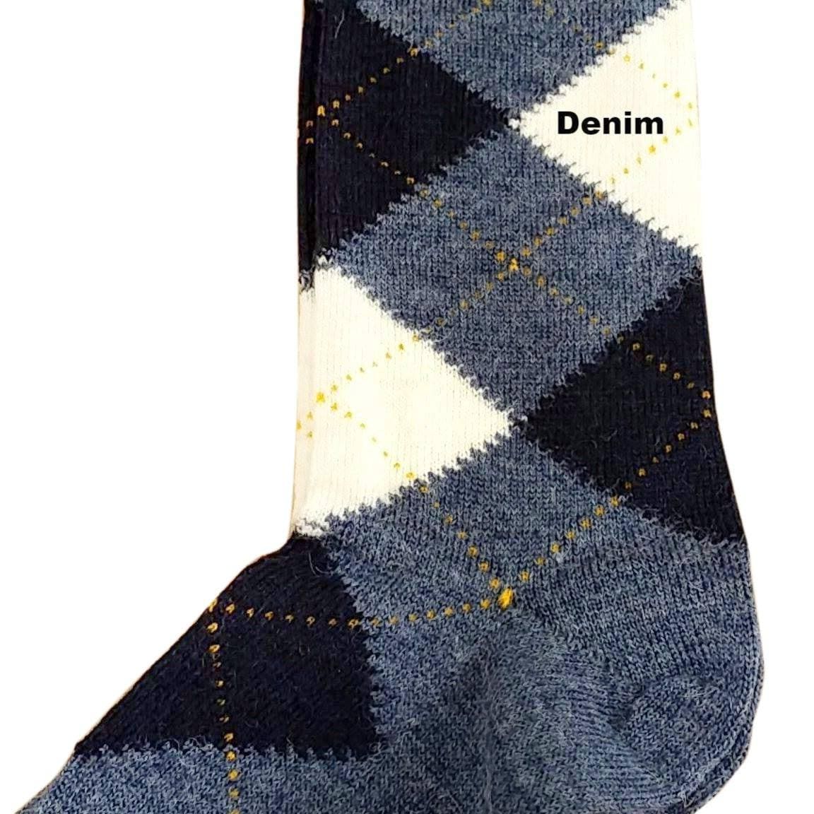 Alpaca Argyle Socks - Etsy