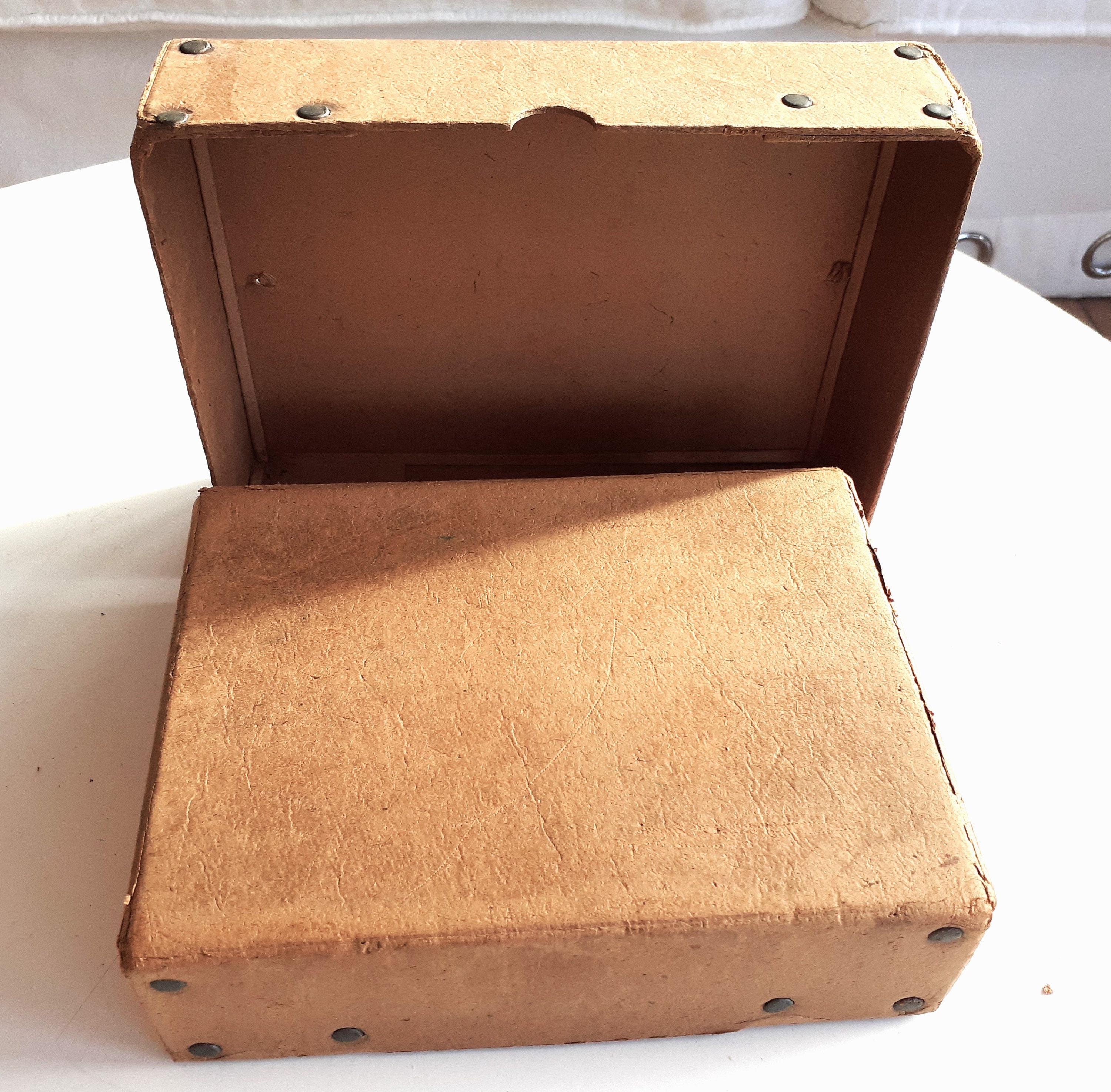 Antique Cardboard Boxes From British India, Colonial Boxes, - Etsy