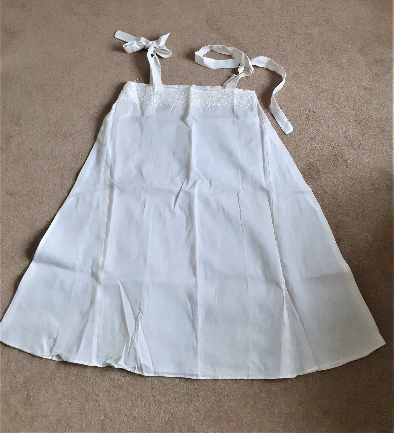 Cotton Hand-embroidered Sundress, Beachwear, Lawn Frock - Etsy