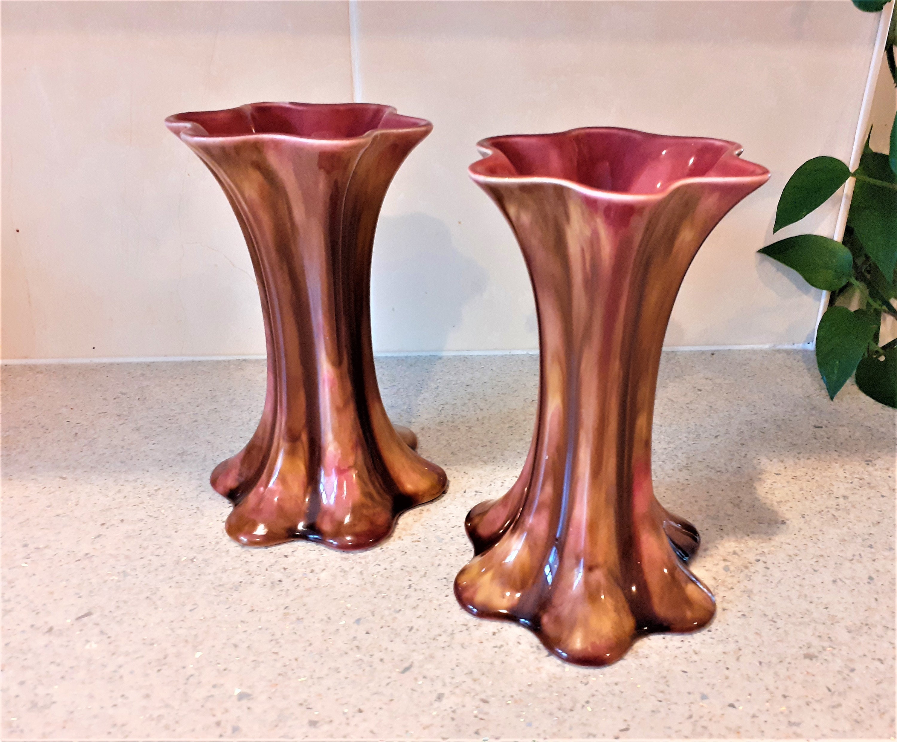 Antique Art Deco Vase Wardle Vase, Drip Glaze Pottery. Art & Craft ...