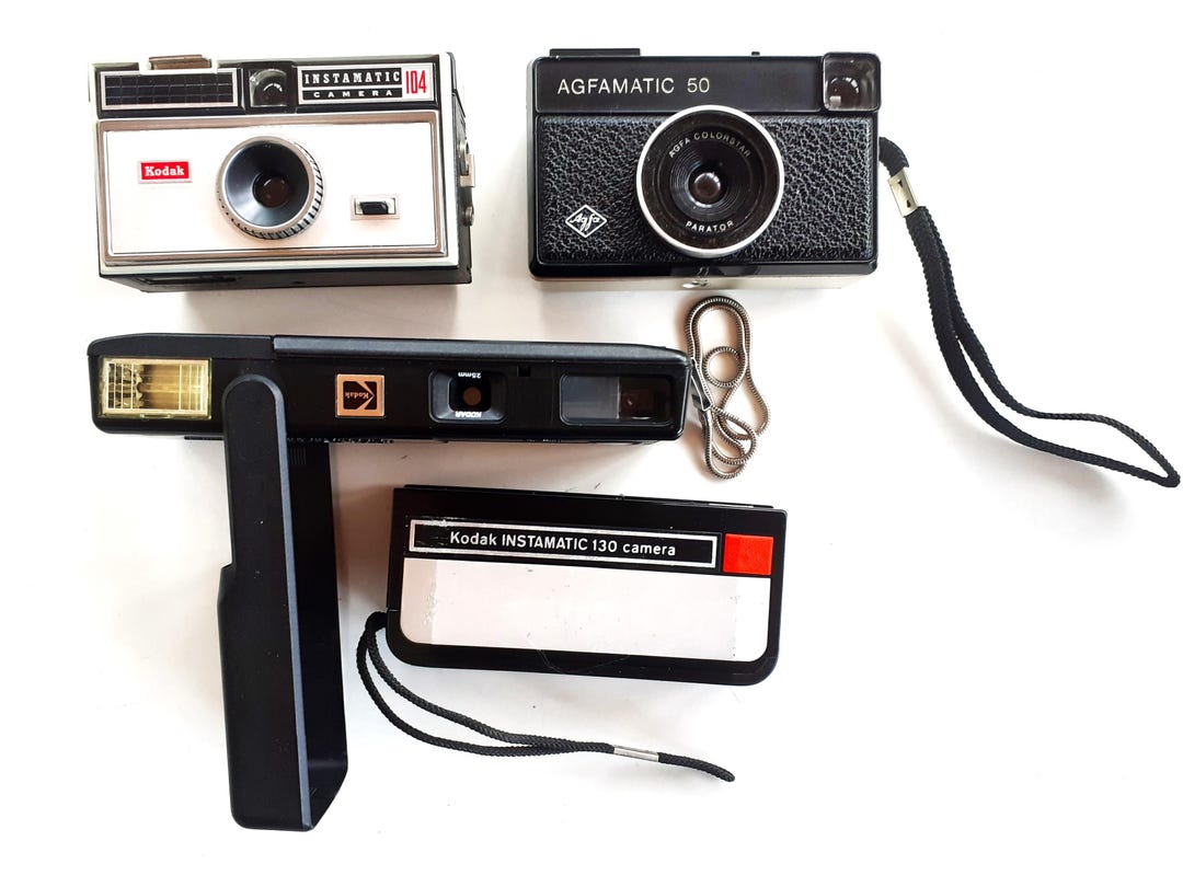 Vintage Instamatic Cameras, Kodak Camera. Agfa Camera, - Etsy