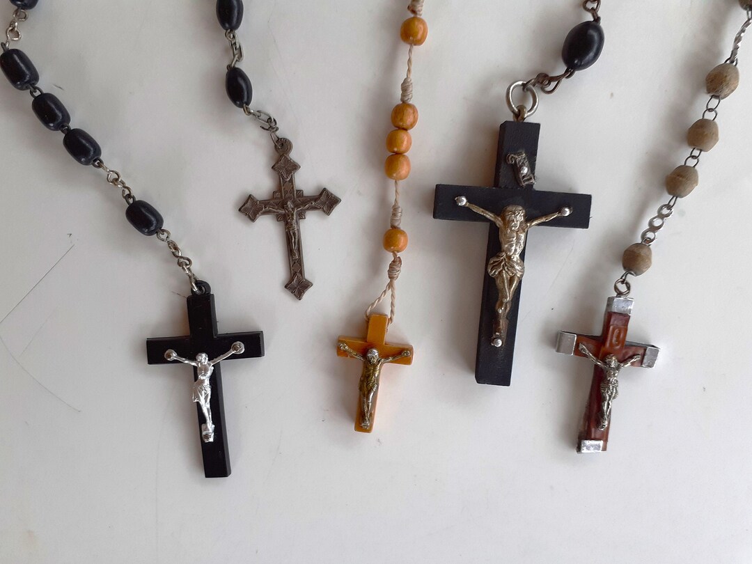 Vintage Rosaries, Christian Worship, French Rosary Beads - Etsy