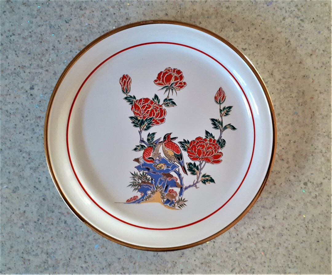 Vintage Irish Pottery, Arklow Plate, Oriental Paradise, Arklow Art ...