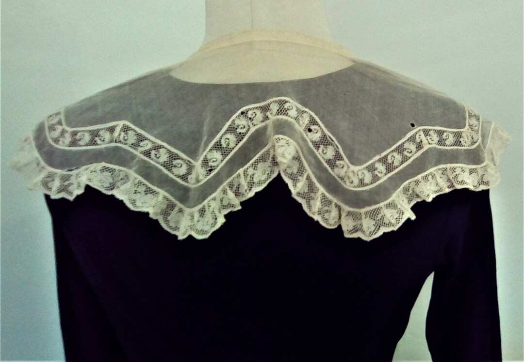 Vintage Lace Collars, Net Collars, Zoom Collar, Granny Chic - Etsy UK