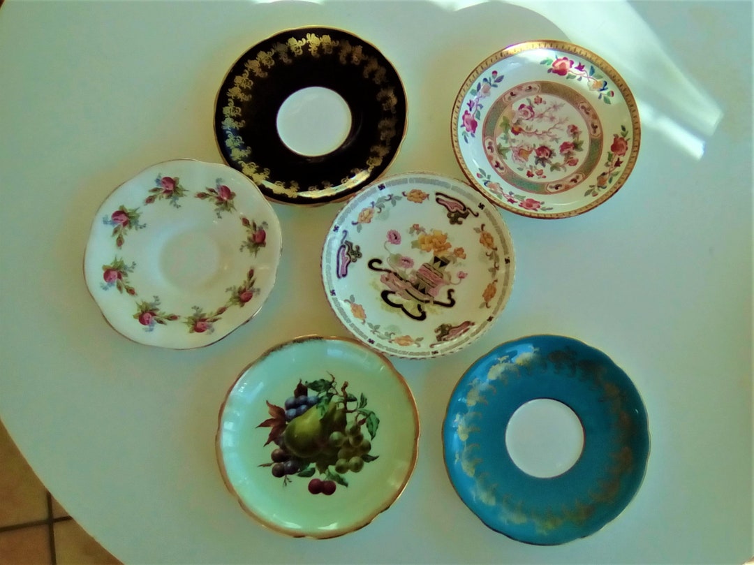 Vintage Orphan China Saucers Aynsley Royal Grafton Clare - Etsy
