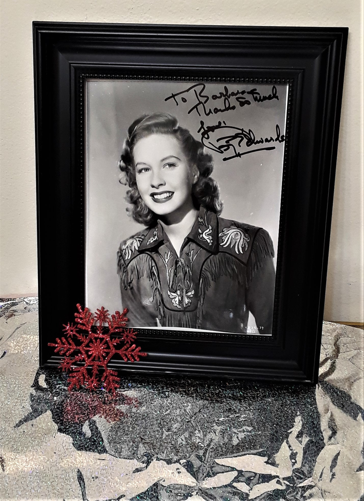 Penny Edwards rare Inscribed Vintage Hollywood Celebrity - Etsy
