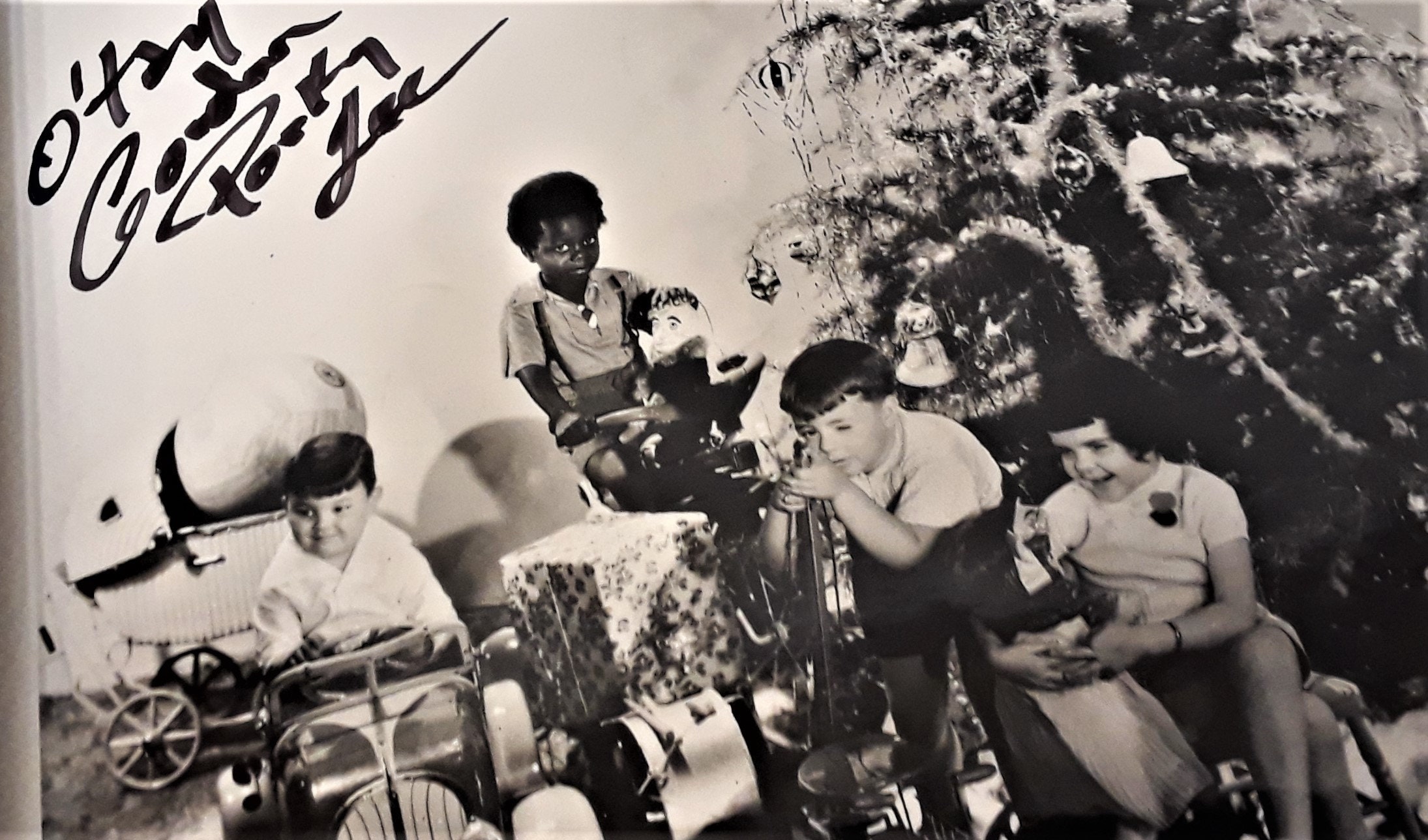 Very Rare Signed "lil Rascals" Gordon "porky" Lee 8x10 Black & White ...